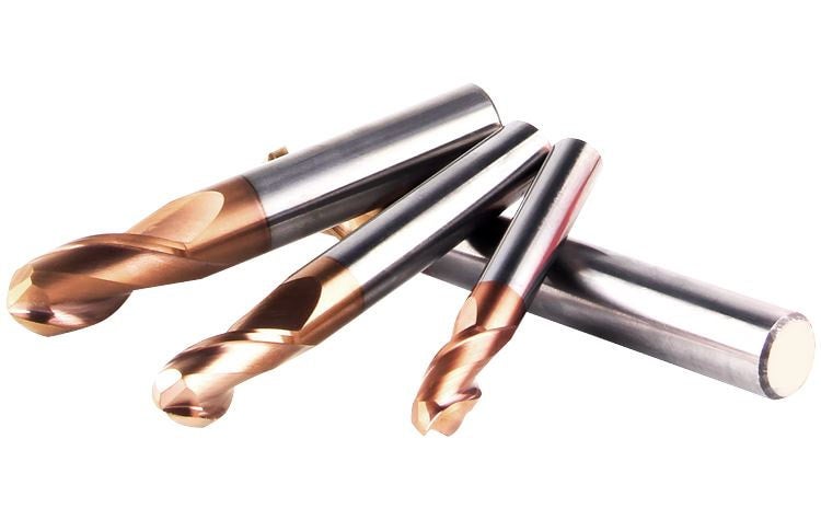 Shop End Mills Carbide Ball Nose End Mill Sets 2 Flute Machine